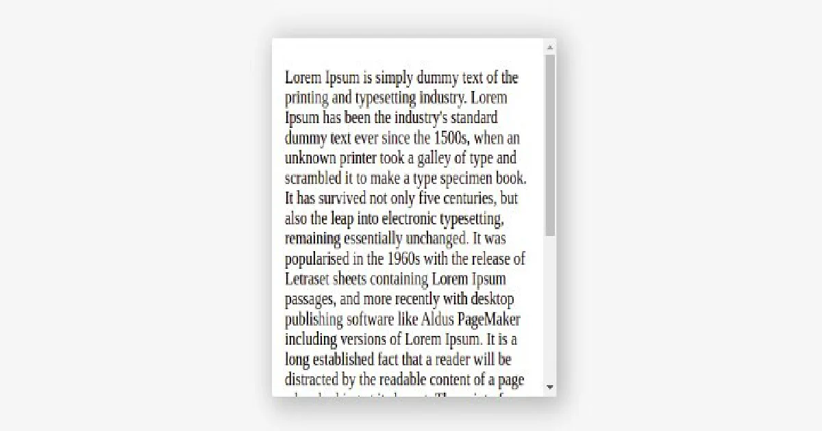 How to make vertically scrollable in CSS | JetThoughts Blog
