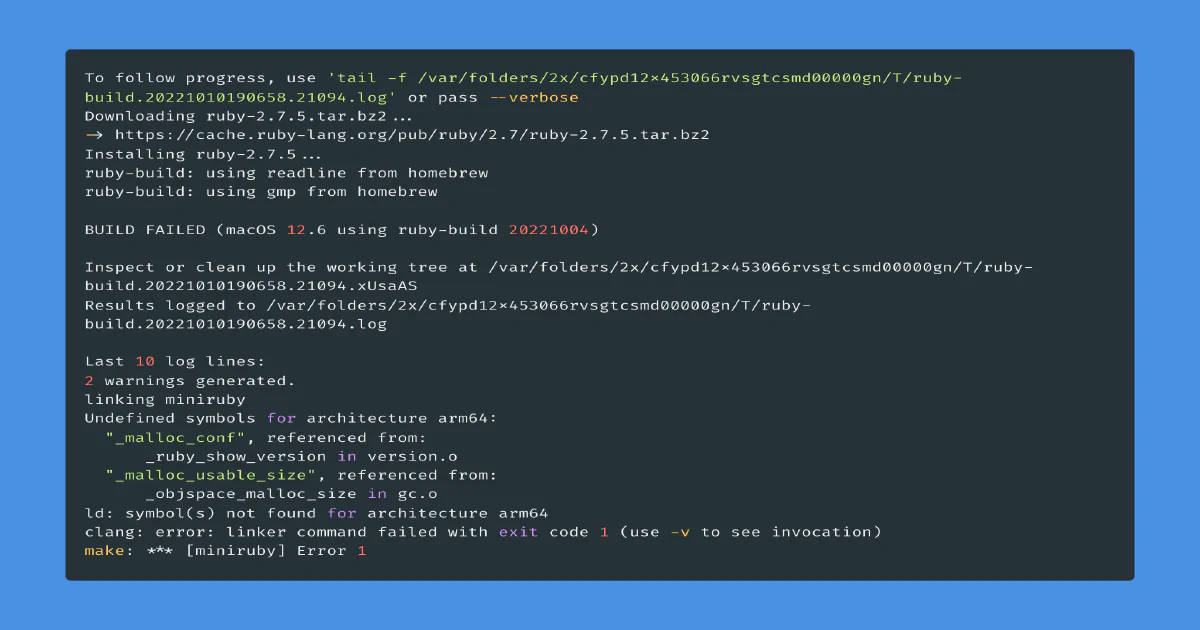 Troubleshooting ruby build | JetThoughts Blog